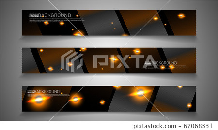 rectangular vector banner. future design ... - Stock Illustration ...