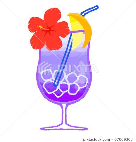 Tropical juice (violet) - Stock Illustration [67069303] - PIXTA