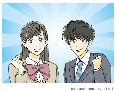 Cram school illustration - Stock Illustration [67071401] - PIXTA