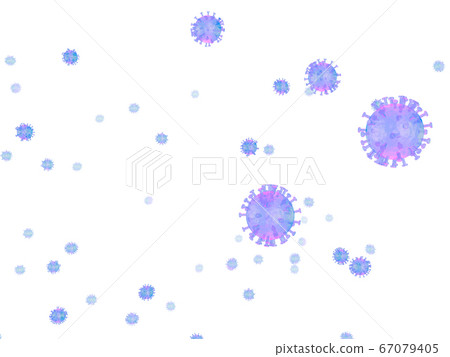 Virus Sick Infection Corona White BG 4 - Stock Illustration [67079405 ...