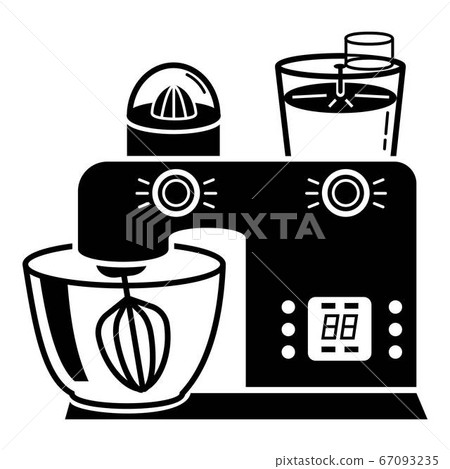 Electric food machine icon, simple style - Stock Illustration [67093235 ...