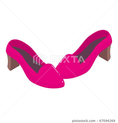 Court shoes icon, isometric style - Stock Illustration [67094269] - PIXTA