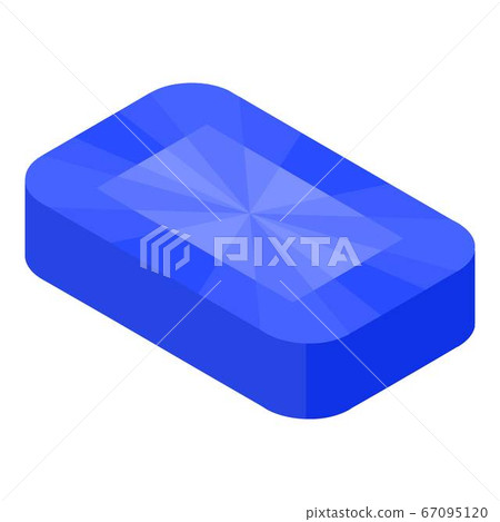 Topaz gemstone icon, isometric style - Stock Illustration [67095120 ...