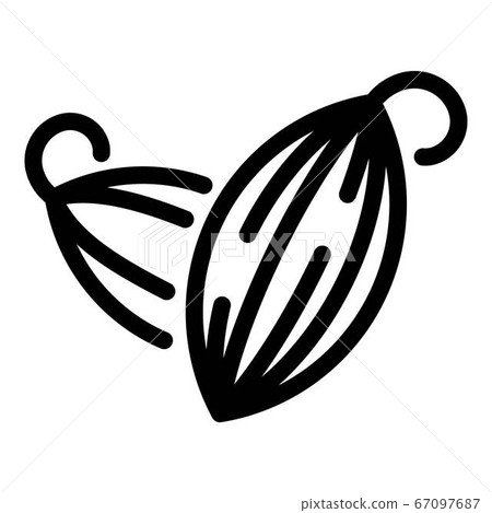 Cardamom icon, outline style-插圖素材 [67097687] - PIXTA圖庫