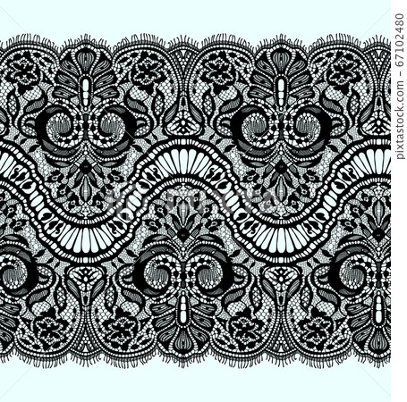 Vector Lace Seamless Pattern - Stock Illustration [67102480] - PIXTA