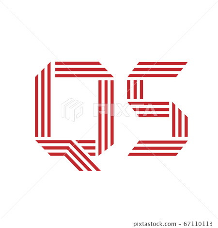 vector, q s logo, q and s - Stock Illustration [67110113] - PIXTA