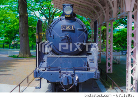 West Park SL Square Steam Locomotive C601 - Stock Photo [67112953] - PIXTA