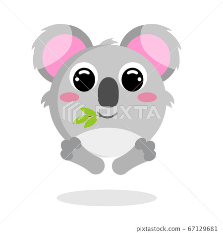 koala flat vector - Stock Illustration [67129681] - PIXTA