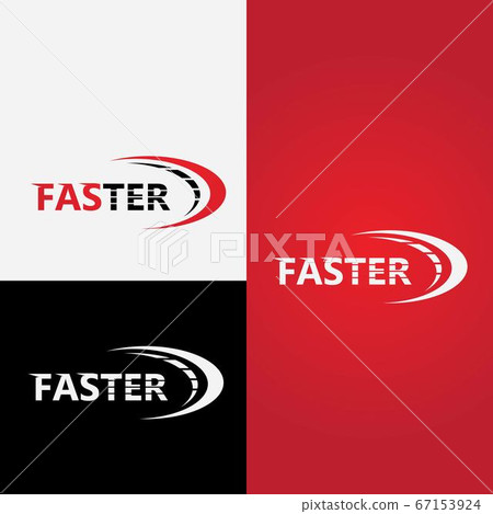 Faster Logo Template vector icon - Stock Illustration [67153924] - PIXTA