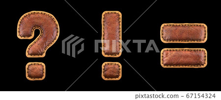 Set of symbols question mark, exclamation mark,... - Stock Illustration ...