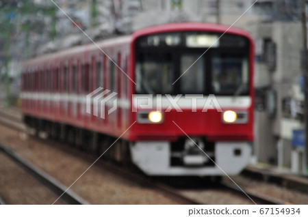 Keikyu Line Keikyu Main Line, ordinary trains... - Stock Photo ...