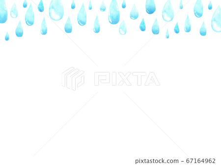 Water drops frame with empty space for your... - Stock Illustration ...