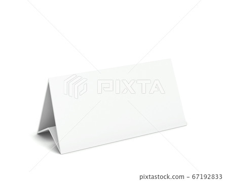 Blank table card mockup - Stock Illustration [67192833] - PIXTA
