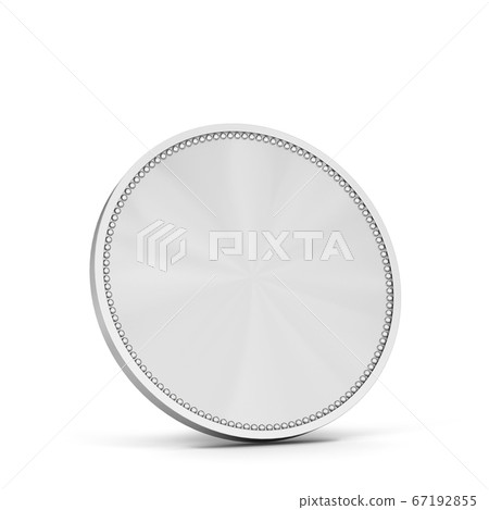 Empty silver coin-插圖素材 [67192855] - PIXTA圖庫