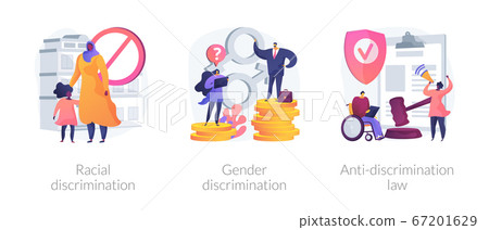Civil rights violation abstract concept vector... - Stock Illustration ...