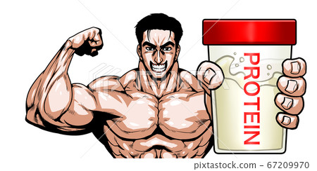 Protein, Good, Okay, Maru, Xu, Featured, Giga,... - Stock Illustration ...