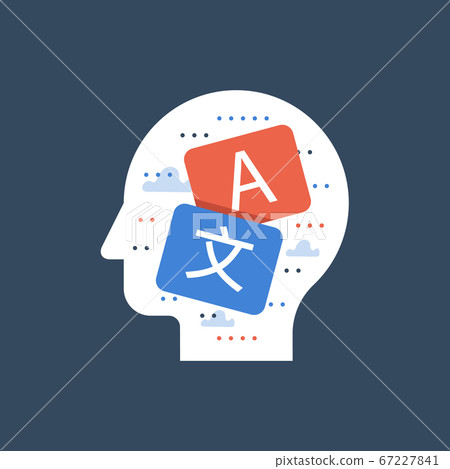 Translate_head_1.eps - Stock Illustration [67227841] - PIXTA