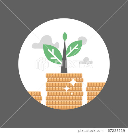 Stem_money_1.eps - Stock Illustration [67228219] - PIXTA
