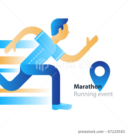 Running_event_2.eps - Stock Illustration [67228583] - PIXTA