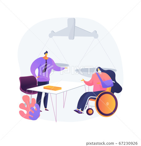 Personal injury lawyer abstract concept vector... - Stock Illustration ...