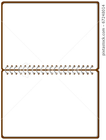 Sketchbook ring notebook frame illustration vector - Stock Illustration ...