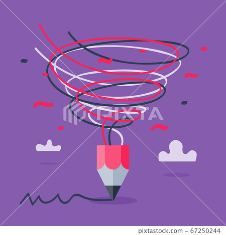 19 Creative writing tornado 3 - Stock Illustration [67250244] - PIXTA