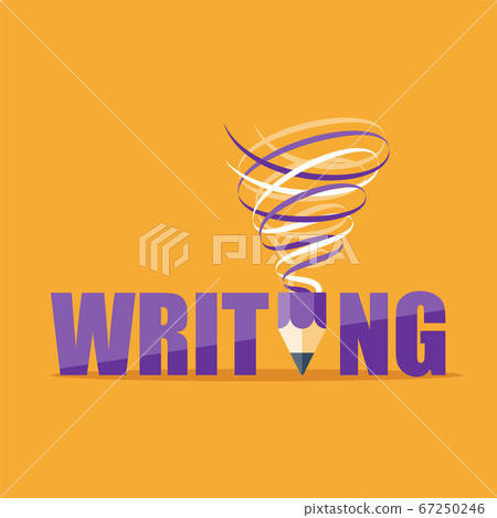 19 Creative writing tornado 3 - Stock Illustration [67250246] - PIXTA