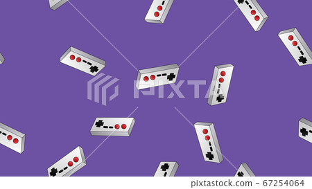 Seamless pattern of retro old hipster game - Stock Illustration ...