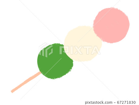 Three color dumplings - Stock Illustration [67271830] - PIXTA