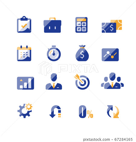 Business_and_finance_Shadow_set_1.eps - Stock Illustration [67284165 ...