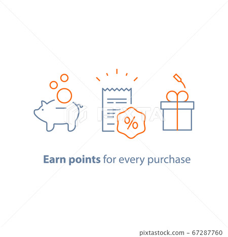 Earn_points_2.eps - Stock Illustration [67287760] - PIXTA