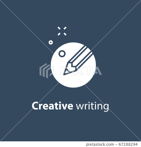 Creative_writing_circle_11.eps - Stock Illustration [67288294] - PIXTA