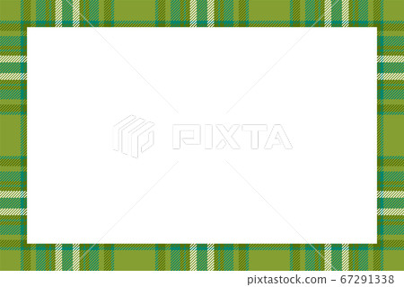 Vintage frame vector. Scottish border pattern - Stock Illustration ...