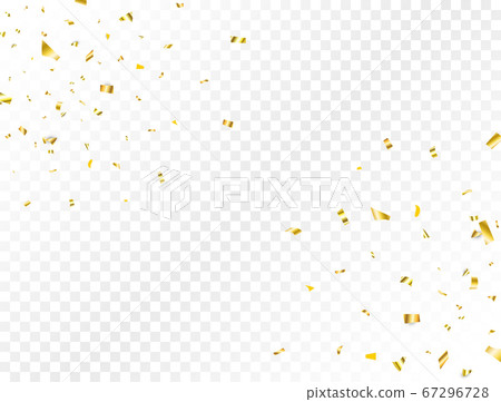 Confetti golden splash. Glitter gold confetti - Stock Illustration ...