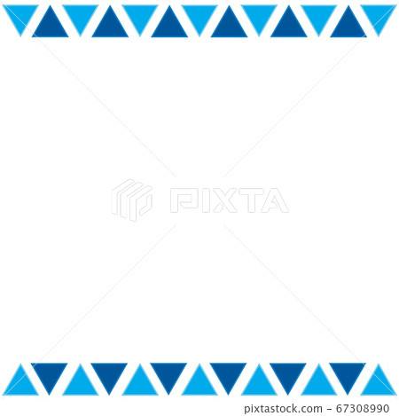 Triangle frame white space - Stock Illustration [67308990] - PIXTA