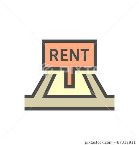 Land for rent vector icon design. - Stock Illustration [67312911] - PIXTA