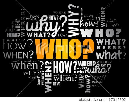 WHO? word cloud background - Stock Illustration [67316202] - PIXTA