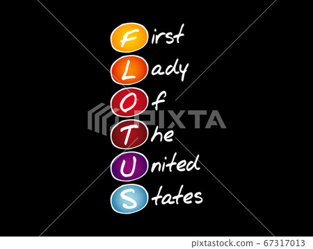 FLOTUS - First Lady of the United States acronym - Stock Illustration ...