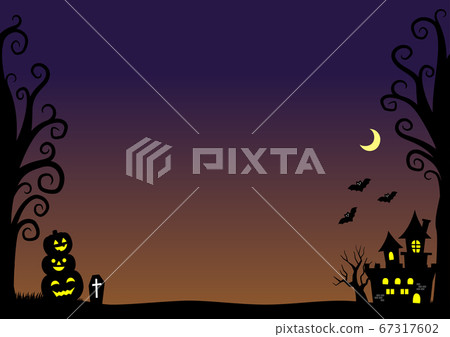 Halloween background material - Stock Illustration [67317602] - PIXTA