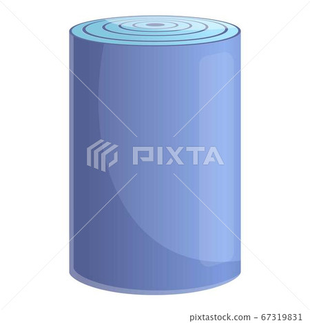 Modern soundproofing roll icon, cartoon style - Stock Illustration ...
