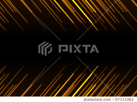 Bright orange neon lines abstract tech background - Stock Illustration ...