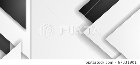 Black and white triangles abstract geometric - Stock Illustration ...