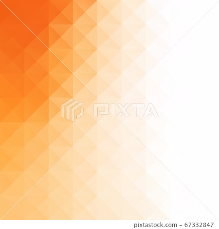 Orange Grid Mosaic Background, Creative Design - Stock Illustration ...