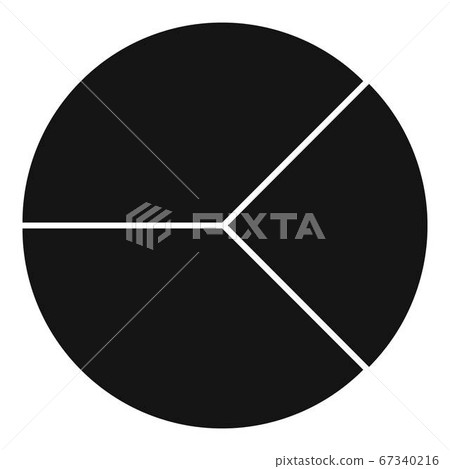 Circle graph icon vector simple-插圖素材 [67340216] - PIXTA圖庫