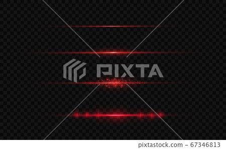 Red horizontal line. - Stock Illustration [67346813] - PIXTA