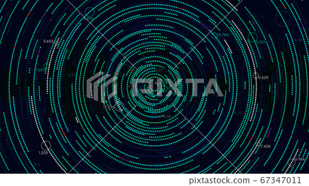 Analytical spiral of information, futuristic - Stock Illustration ...
