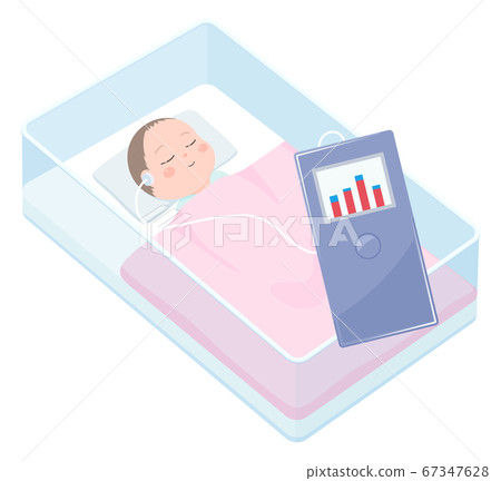 Illustration of newborn hearing screening _... - Stock Illustration ...