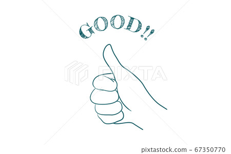 Hand sign icon, good rating good sign. vector... - Stock Illustration ...