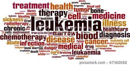 Leukemia word cloud - Stock Illustration [67360088] - PIXTA
