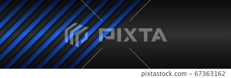 Dark blue abstract metallic vector header with... - Stock Illustration ...